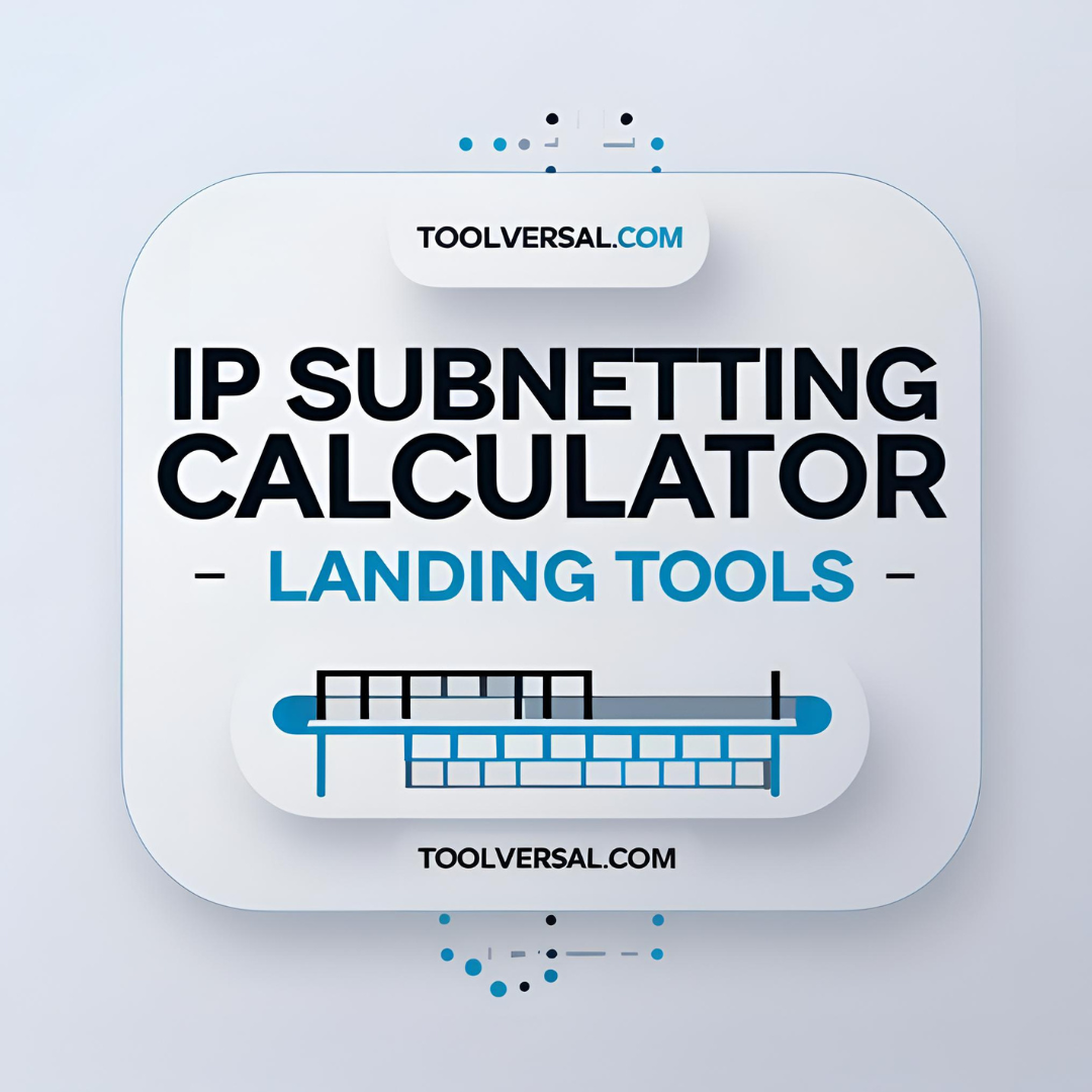 IP Subnet Calculator – Free Online Network Planning Tool | Toolversal
